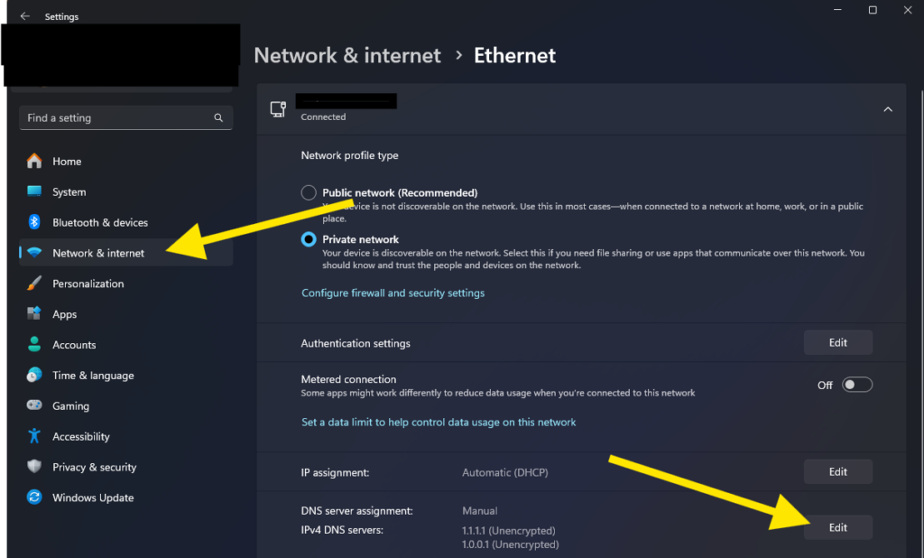 How to Change DNS on Windows to 1.1.1.1 – Boxify | FBL learning center